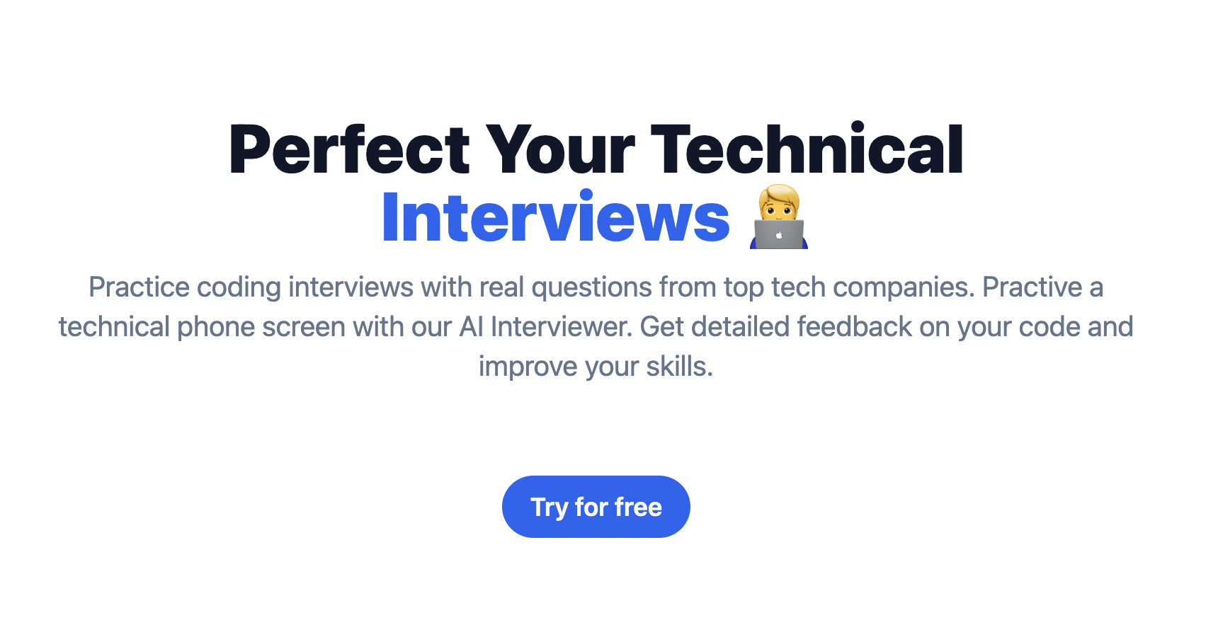 Interview.lol - AI Mock Technical Interviews